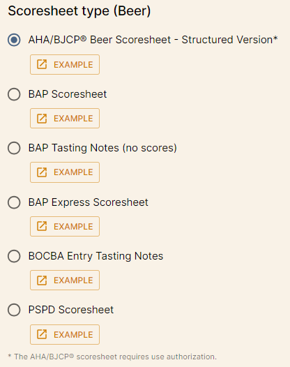 Judging Options - Beer Awards Platform Knowledge Base