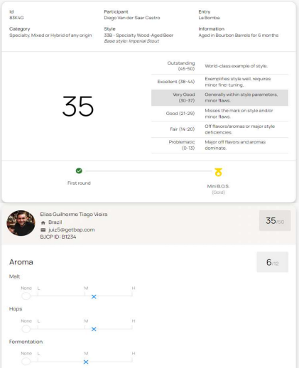 Register Entry - Beer Awards Platform Knowledge Base