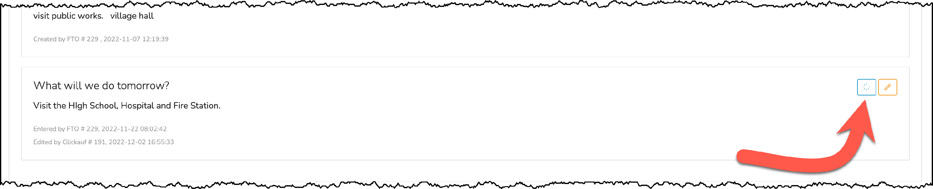 Daily Training Plan (DTP) Tab - copfto