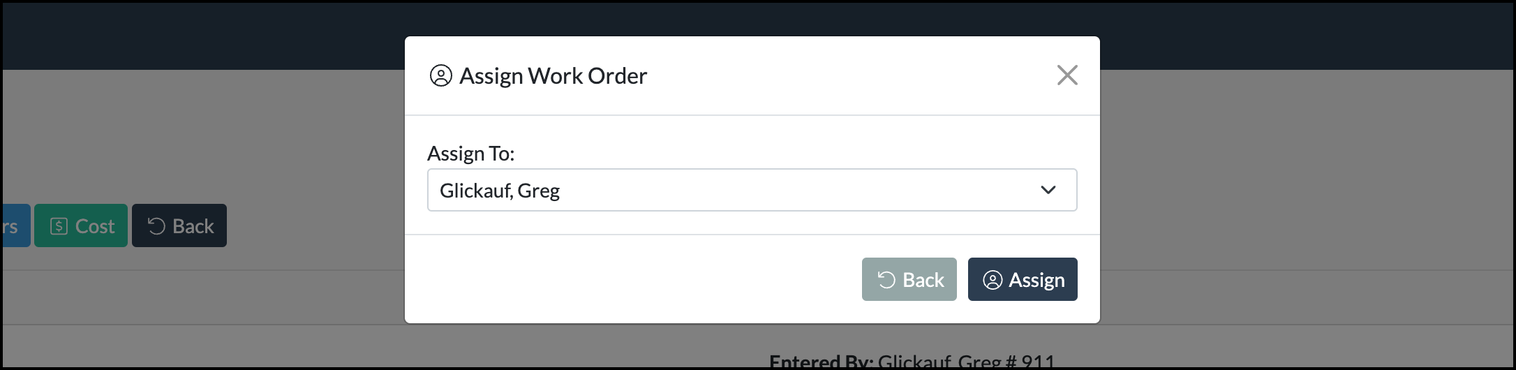 Managing Work Orders - pstracker