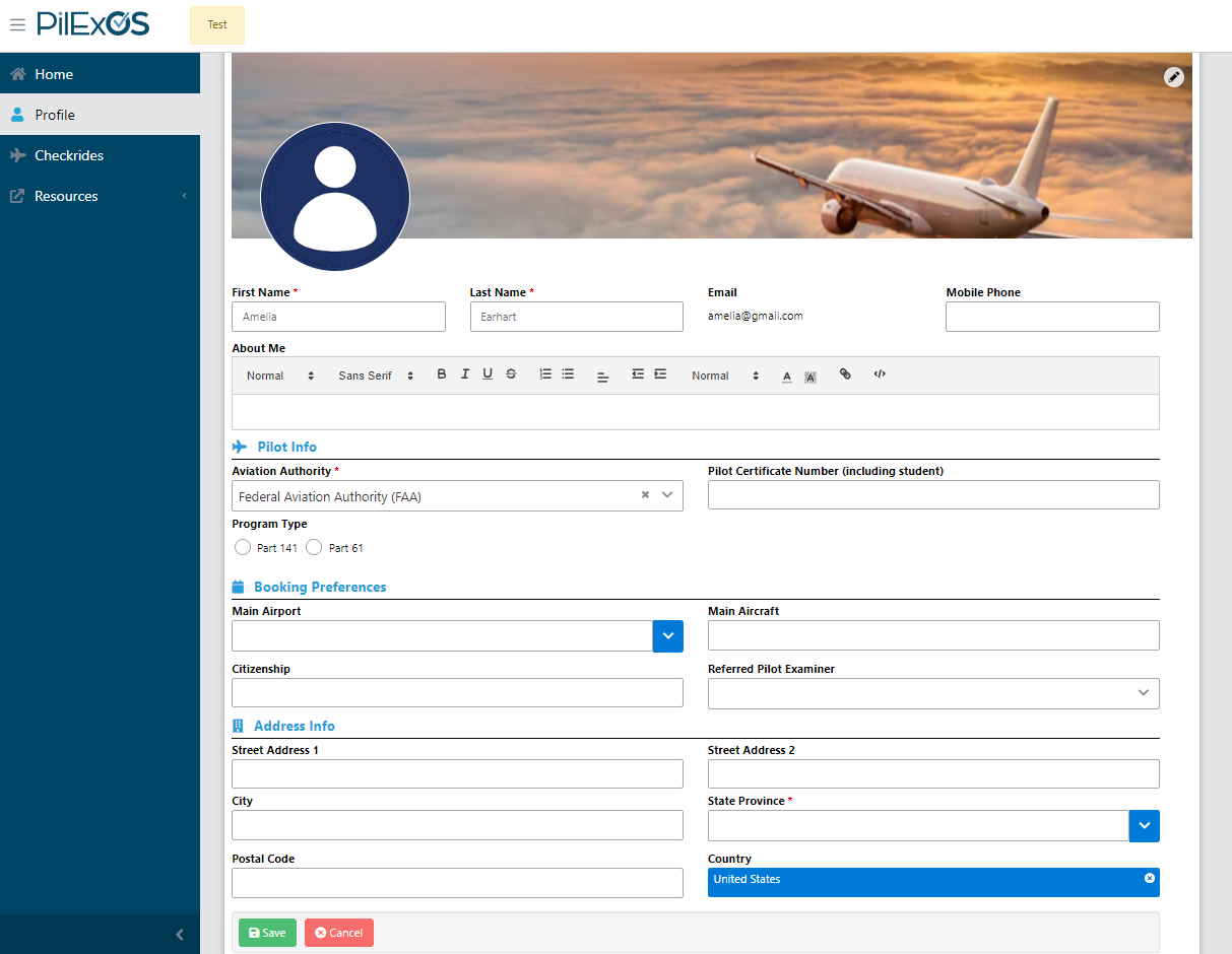 Applicant Profile Setup - PilExOS Knowledge Base