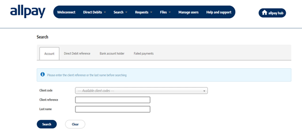 Manage Direct Debit User Guide - allpay Help Centre