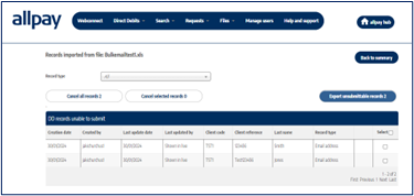 Manage Direct Debit User Guide - allpay Help Centre