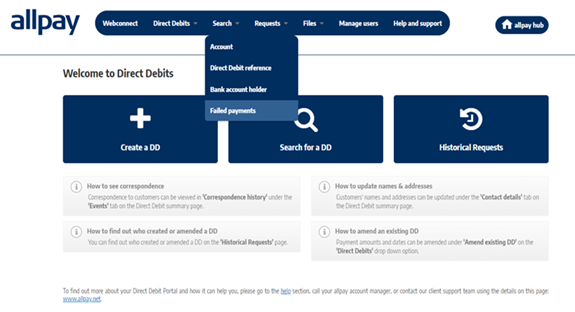 Manage Direct Debit User Guide - allpay Help Centre