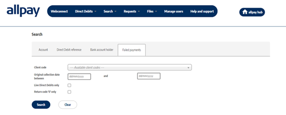 Manage Direct Debit User Guide - allpay Help Centre
