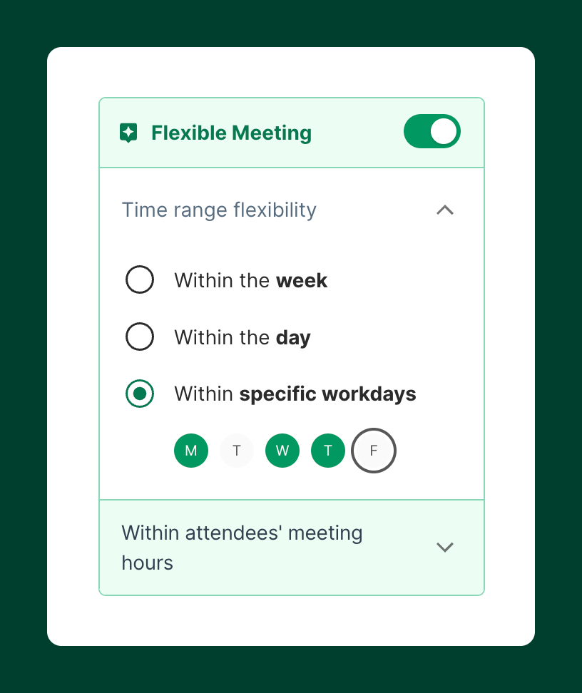 Flexible Meetings - Clockwise Knowledge Base