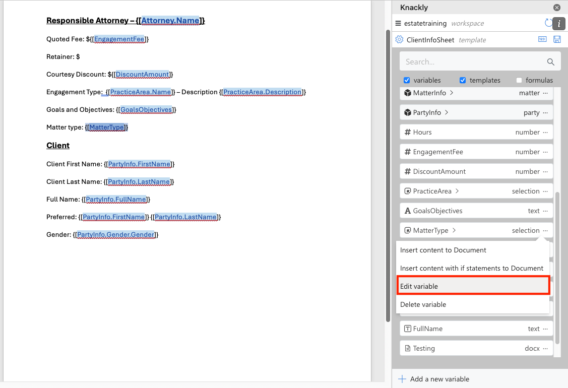 Creating and Editing Question Help - Knackly Support Center