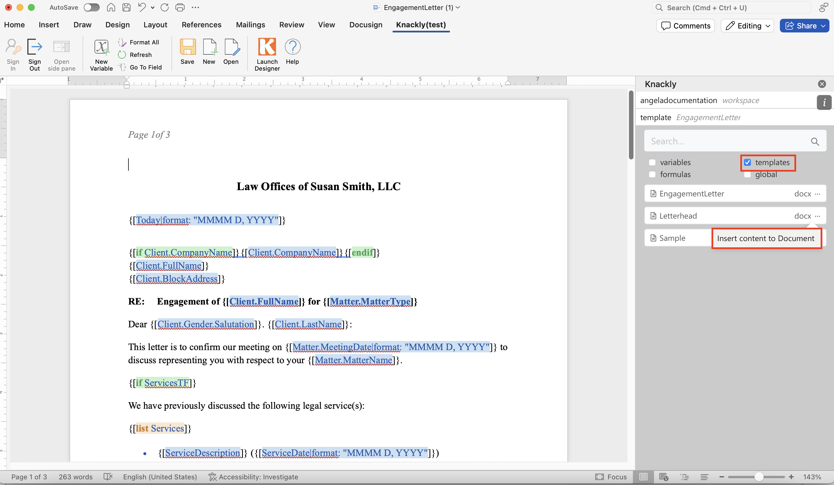 Keep Sections - Knackly Support Center