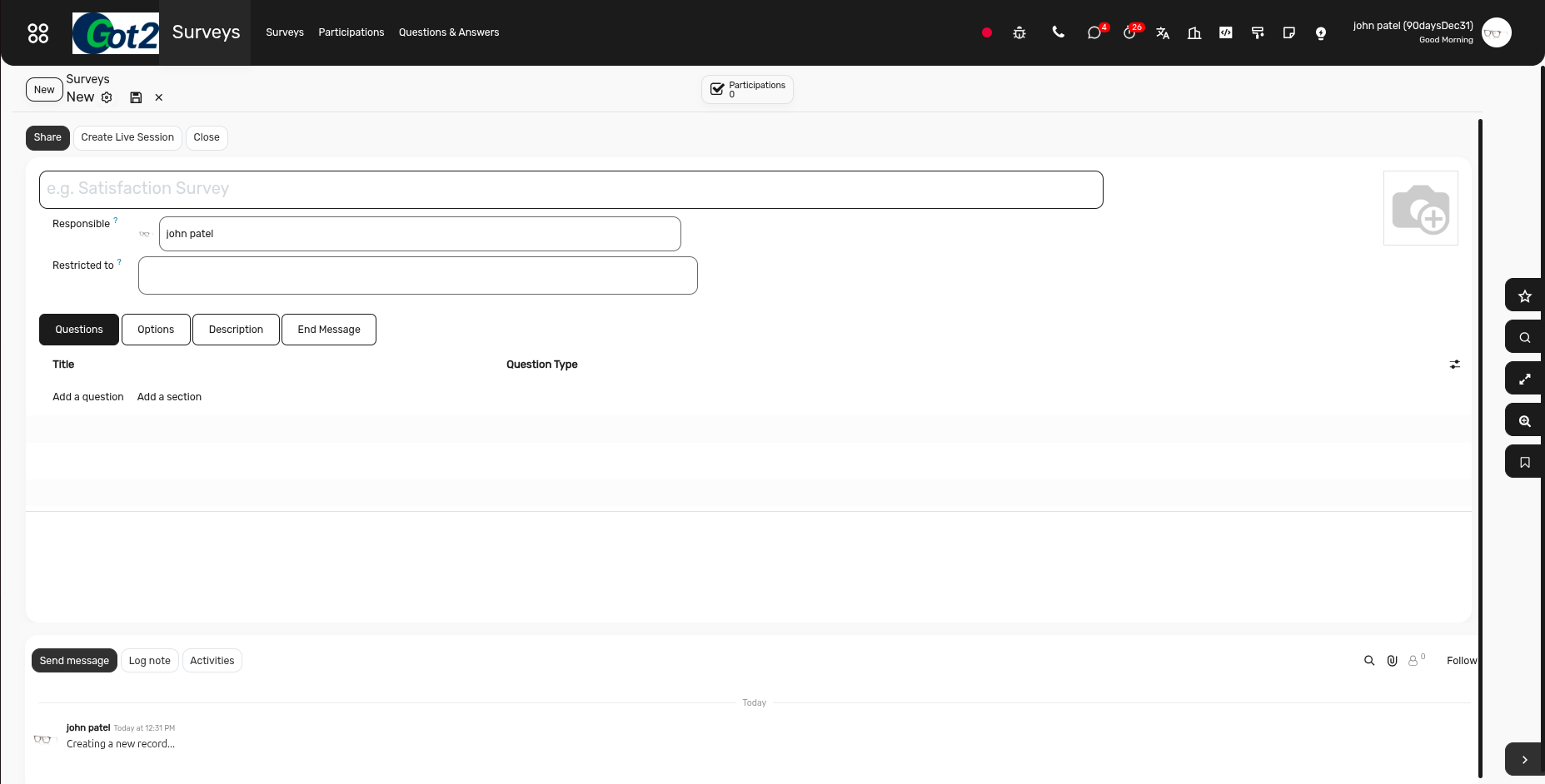 Survey - GOT2 Software
