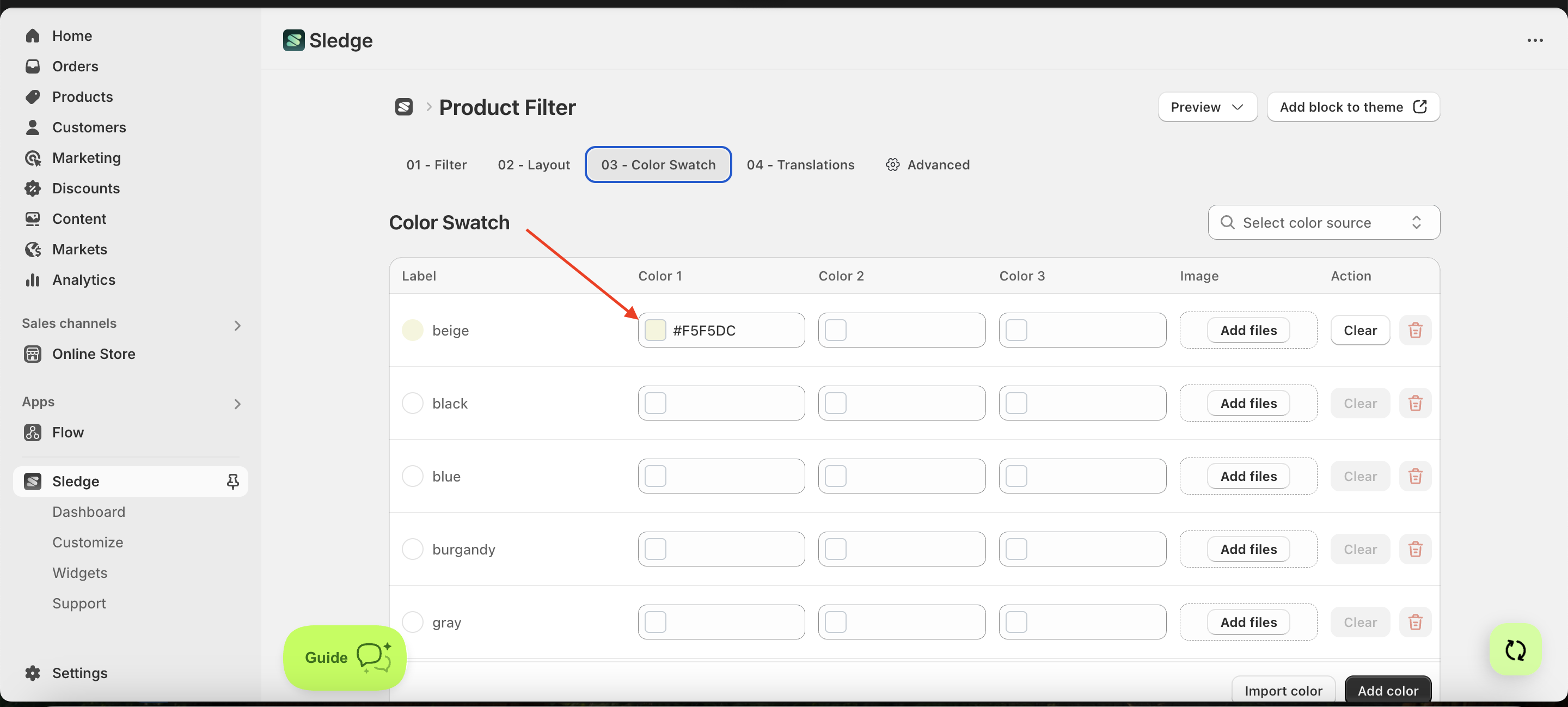 How to Set Up Color Swatches for the Simple Product Filter and Display ...