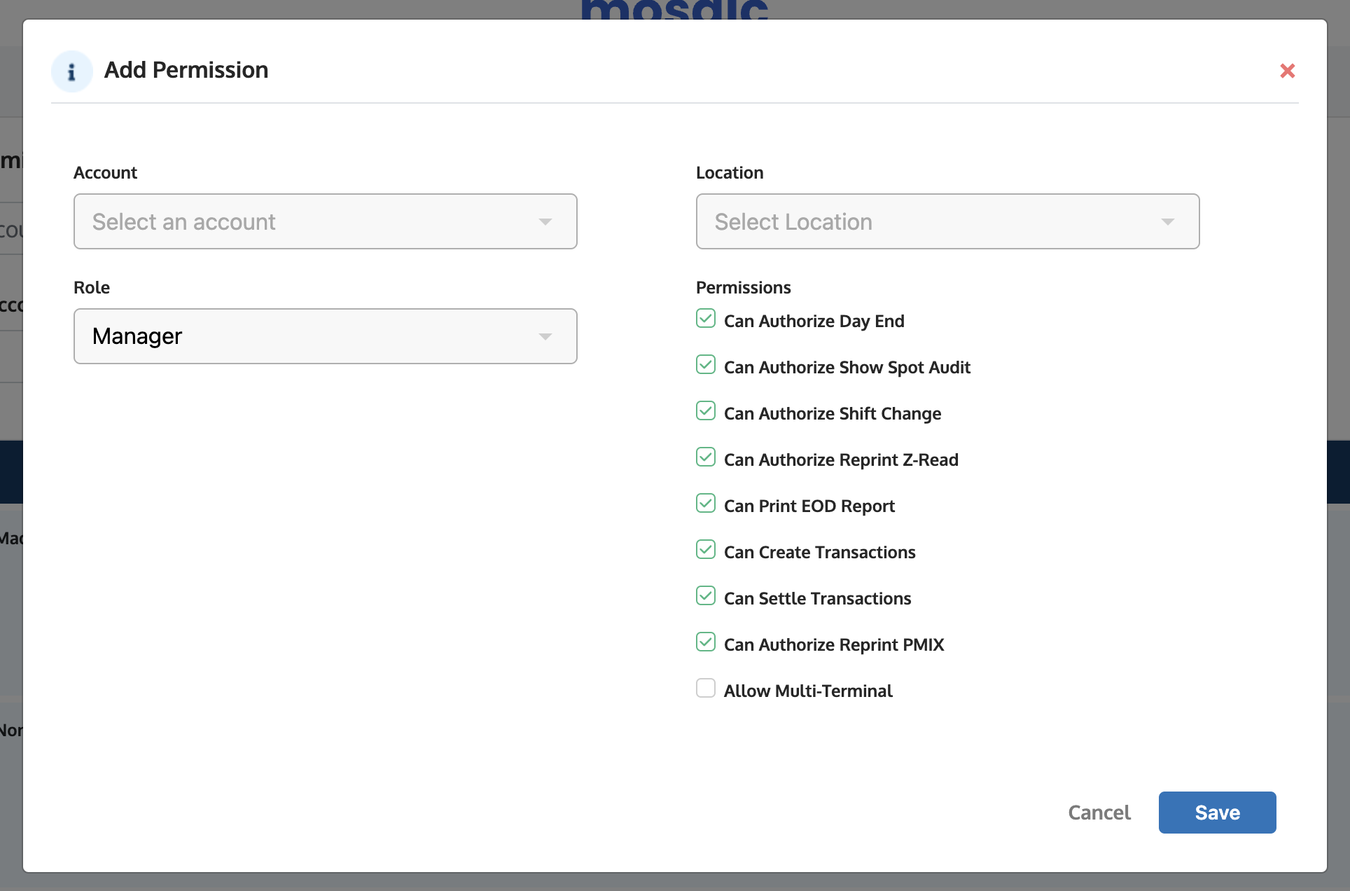 Set Default Permissions for Admin, Manager, Cashier and Waitstaff on ...